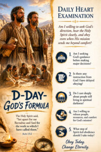 Lessons Learned: “D-Day and Barnabas & Saul” (Acts 13:1-5) - Walking ...